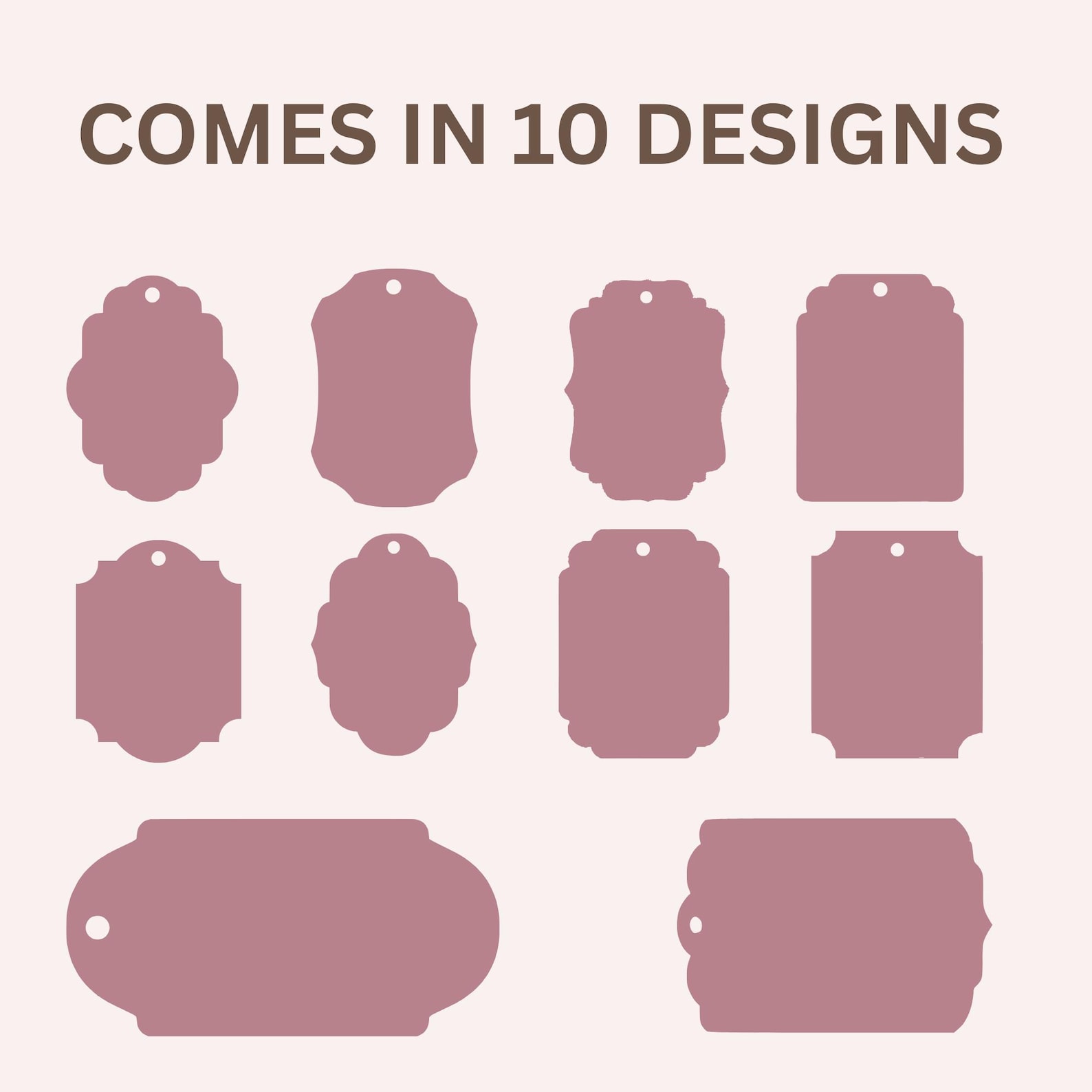 Printable Tag Frames, Easy Drag & Drop Template, Canva Frames, Tag ...