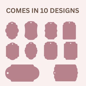 Printable Tag Frames, Easy Drag & Drop Template, Canva Frames, Tag ...