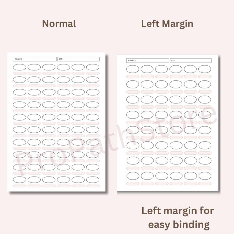 Color Swatch Chart Printable, Alcohol Marker Swatch Chart, Color ...