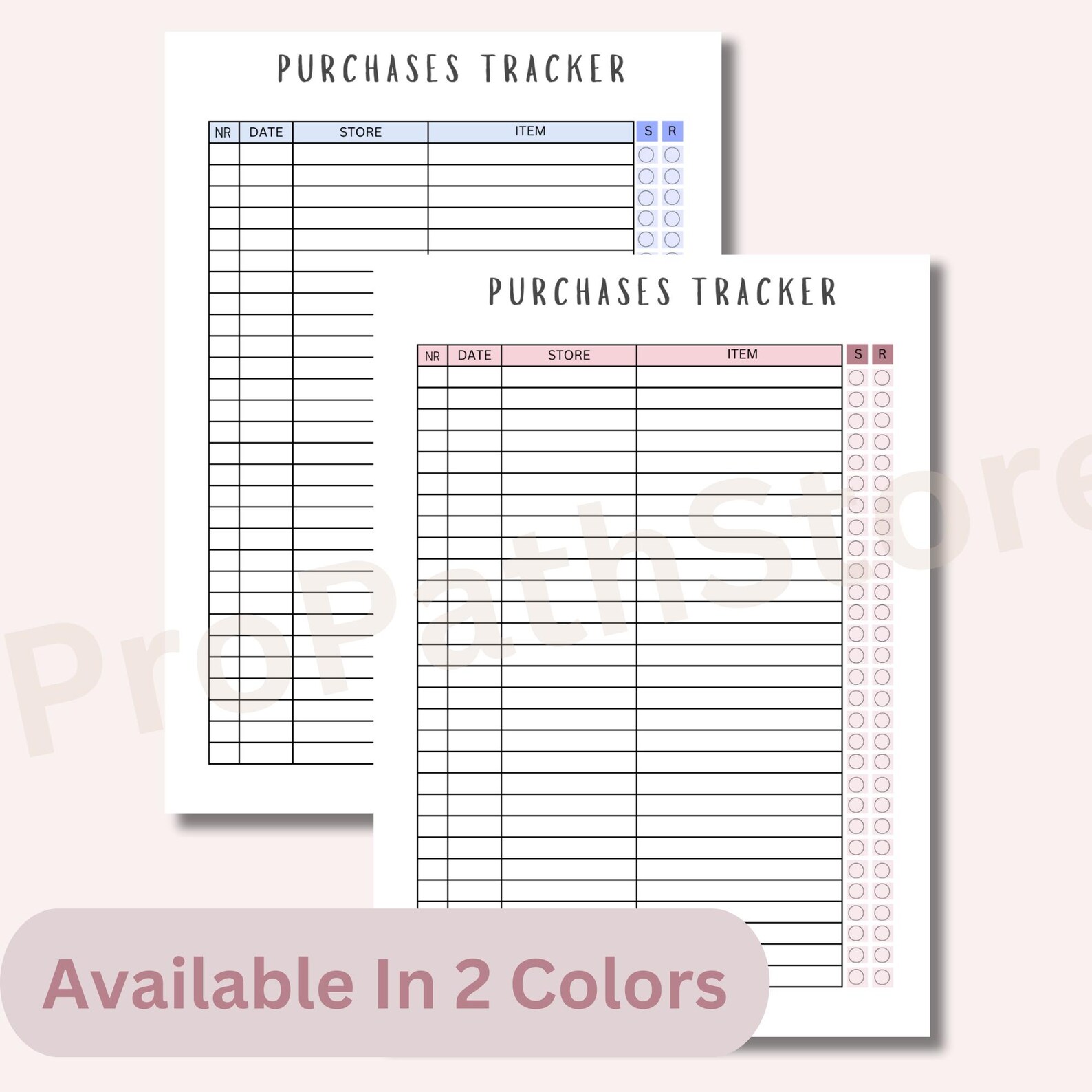 Printable Order Tracking Log: Online Shopping Tracker (PDF) - Etsy