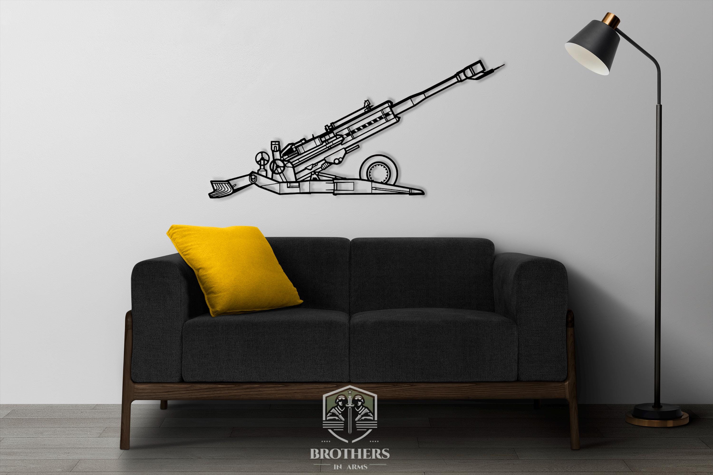 M-777 Howitzer DXF Cut File, Svg Cut File for Cricut, Dxf Files for ...