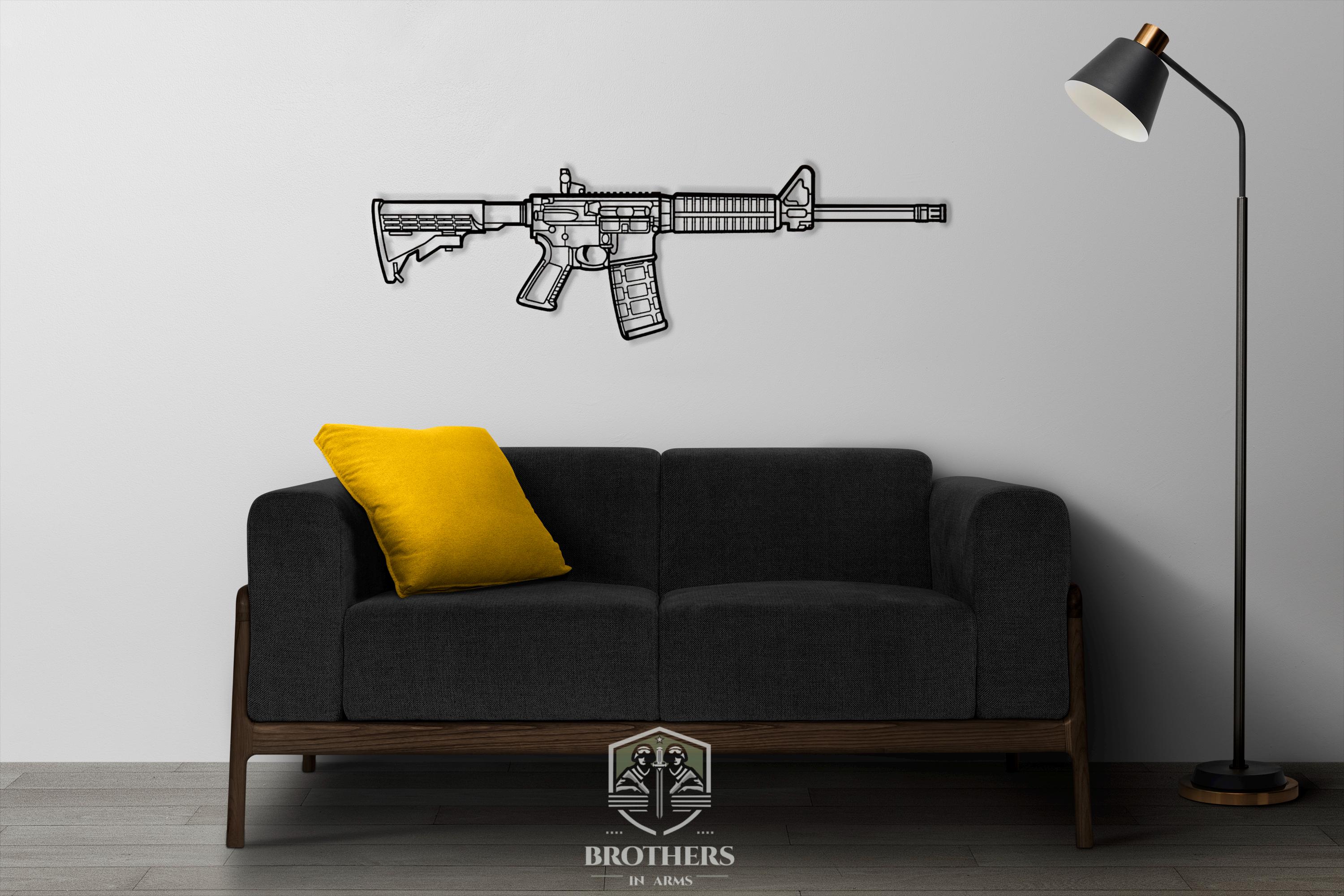 AR 556 DXF Cut File, Svg Cut File for Cricut, Dxf Files for Plasma Cnc ...