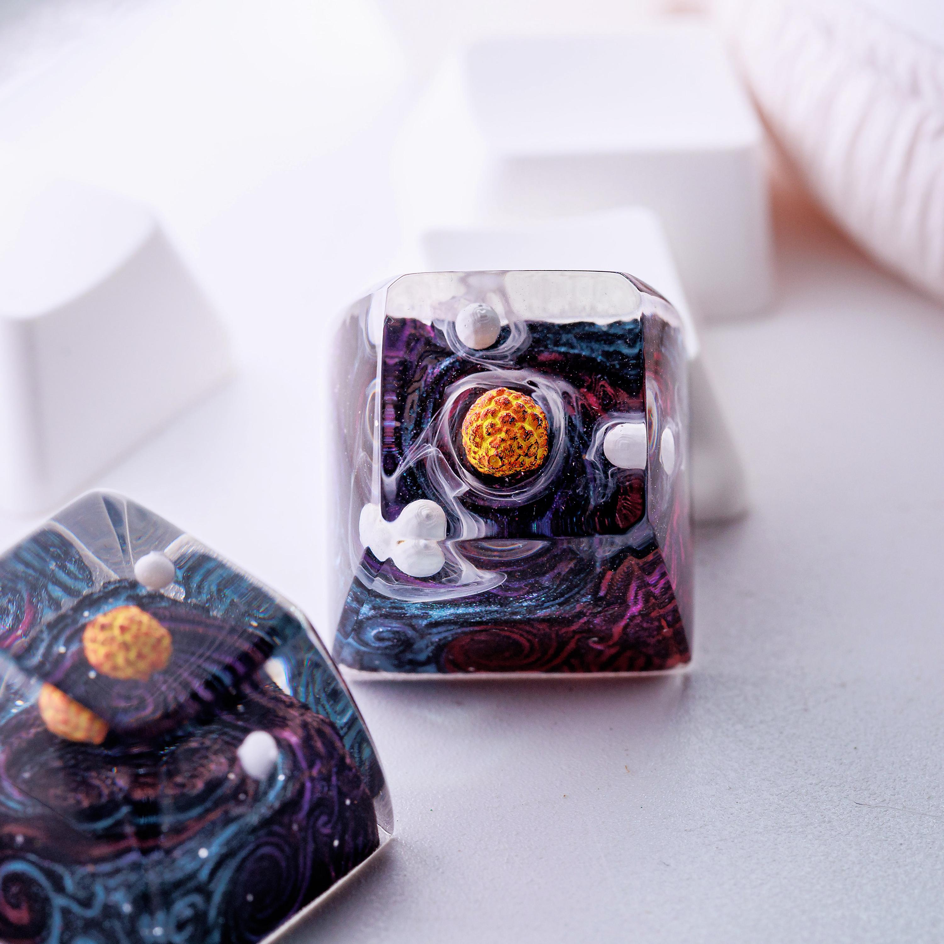 Planet Keycap, Solar Systerm Keycap, Galaxy Keycap, Universe Keycap ...