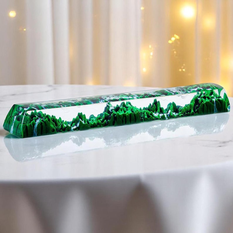 Green Spacebar Keycaps, Custom Keycaps Forest Artisan Custom Keycaps SA ...
