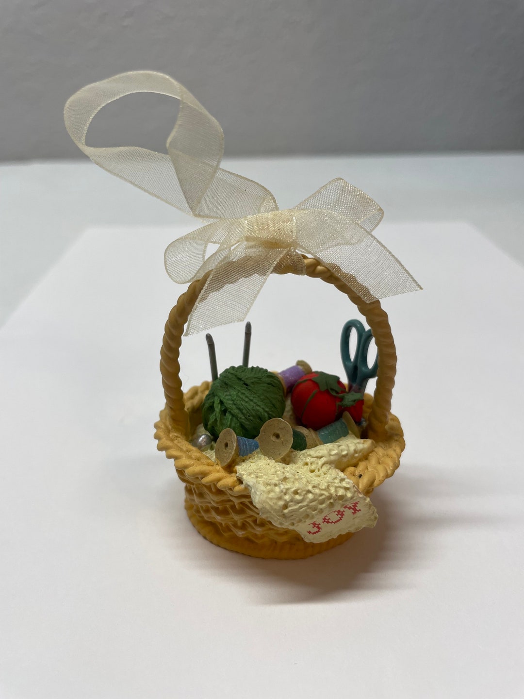 Vintage Hallmark Basket of Joy Keepsake Ornament - Etsy