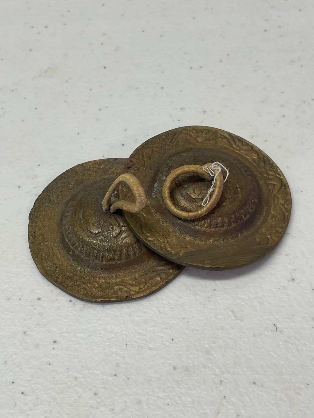 Vintage Metal Miniature Cymbals - Etsy