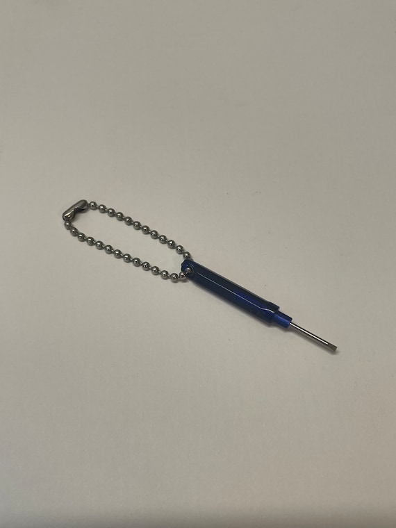 Vintage HILCO Optical Flathead Mini Screwdriver Keychain, 56% OFF