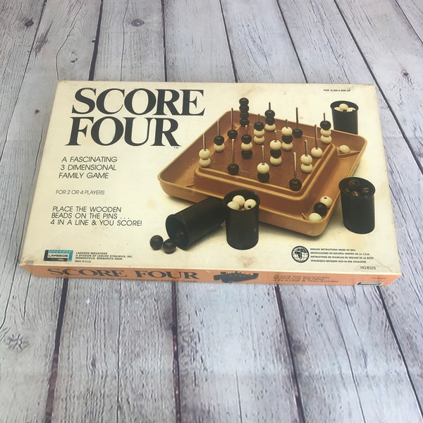 Score Four Game - Etsy