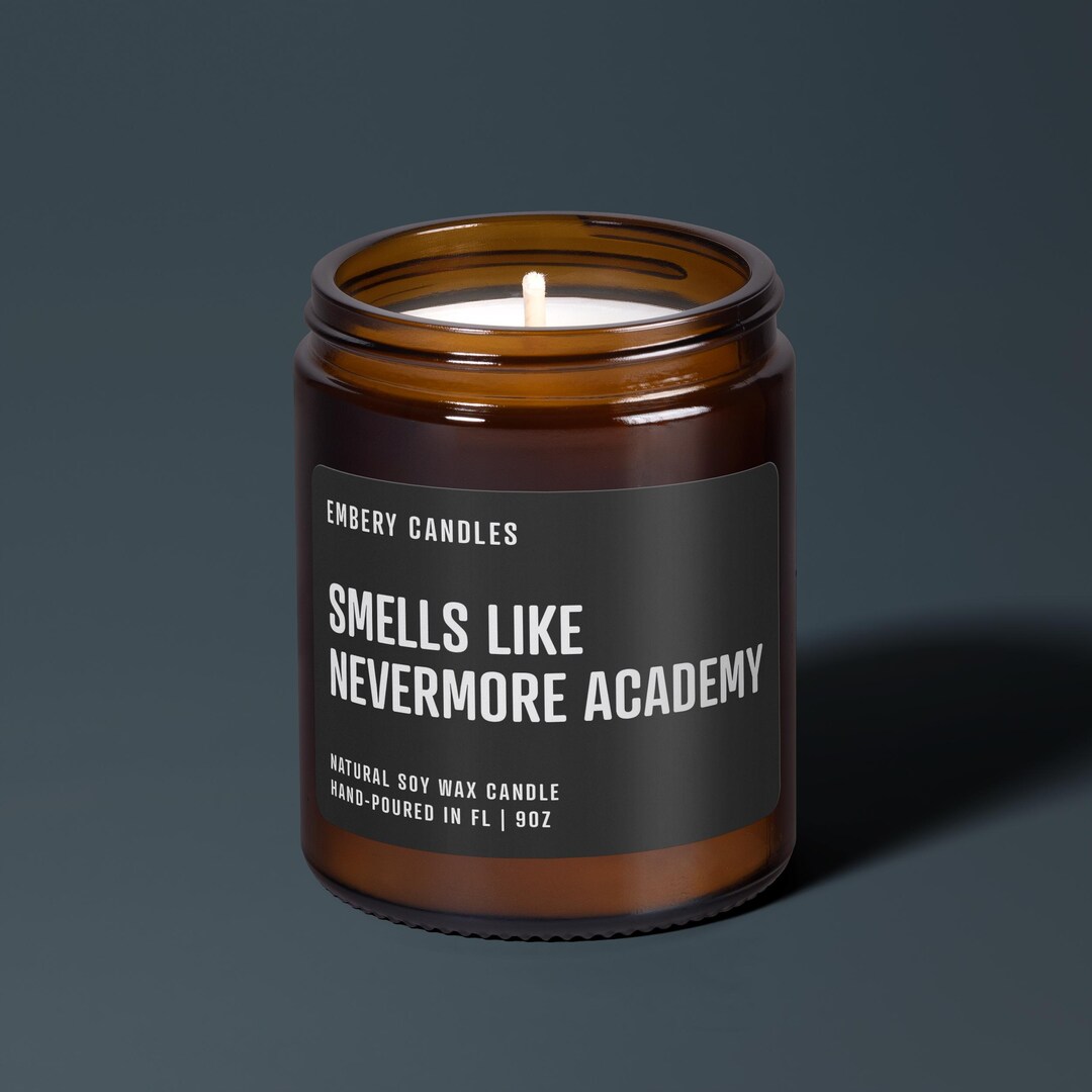 Smells Like Nevermore Academy | Soy Candle | Handpoured Natural Candle ...