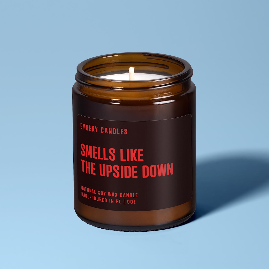 Smells Like the Upside Down | Soy Candle | Handpoured Natural Candle ...