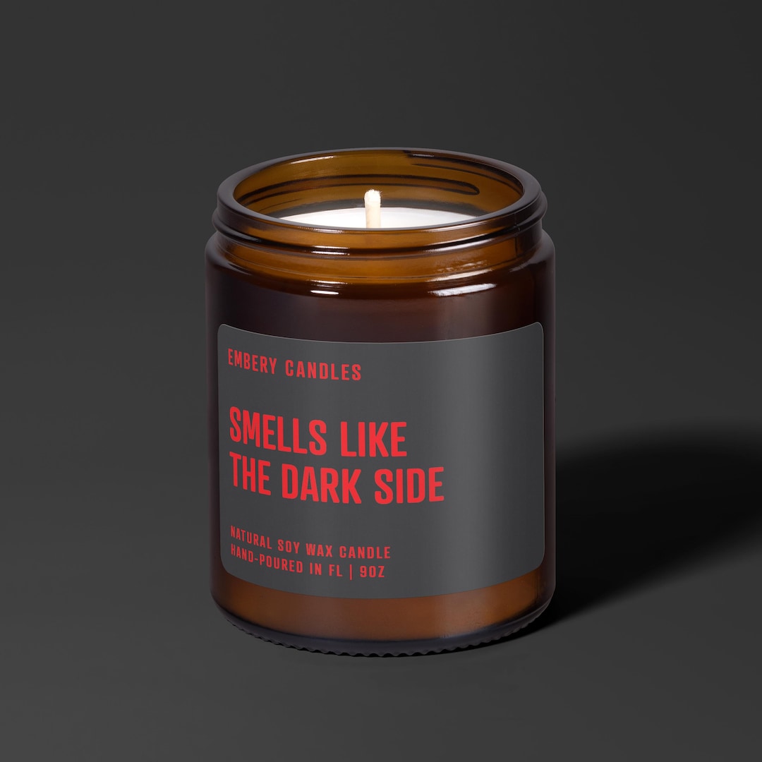 Smells Like the Dark Side | Soy Candle | Darth Vader | Sith ...