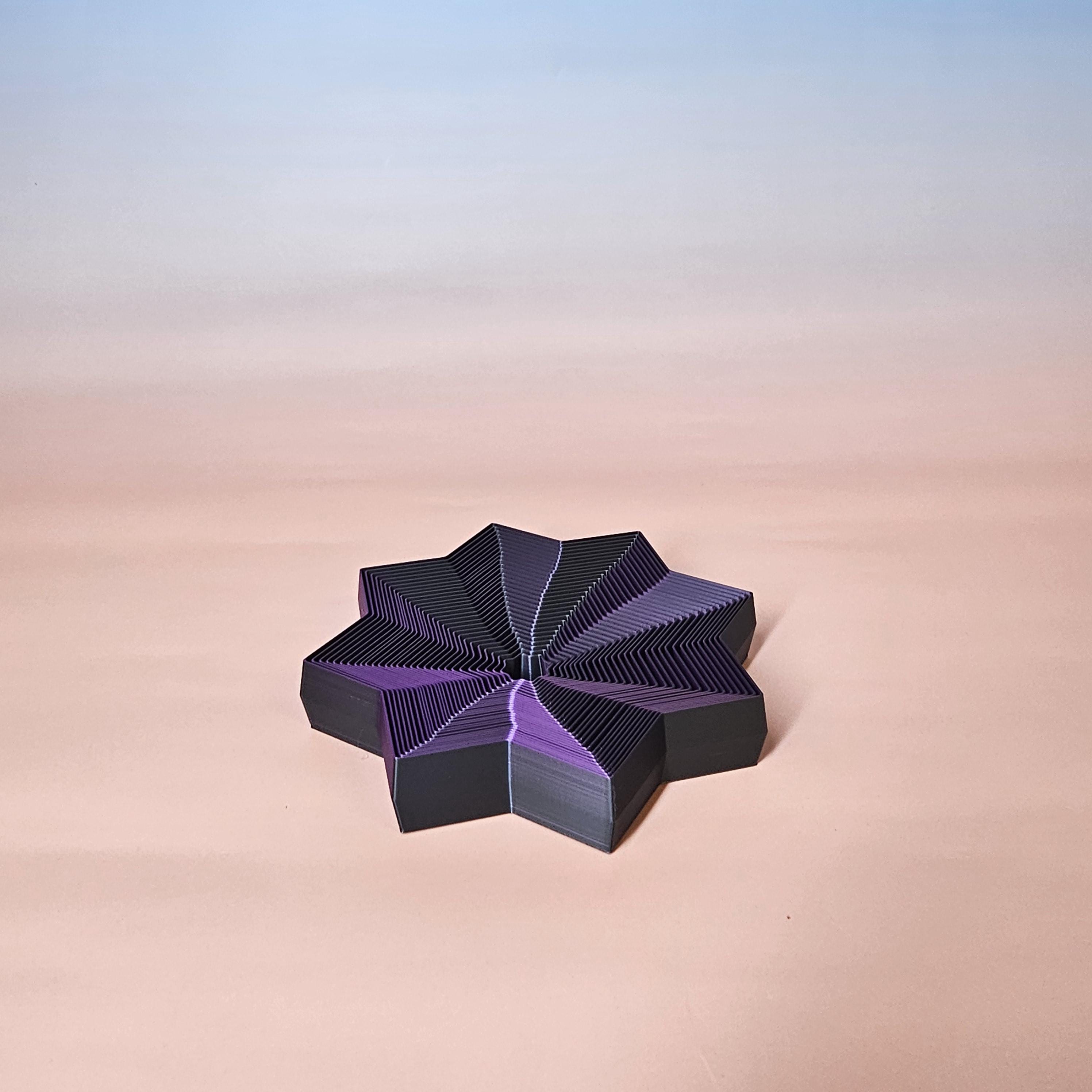 Fidget Star 3D Printed | Collapsible | Finger Fidget | Fidget | Toy ...