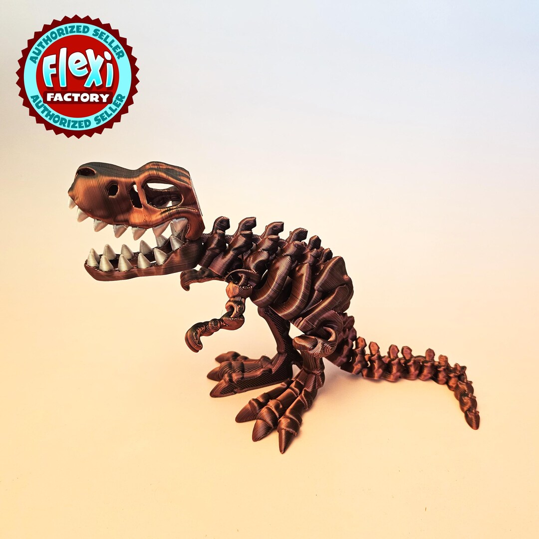 Articulated Skeleton T-rex | 3D Printed Dinosaur Toy Decor - Etsy UK