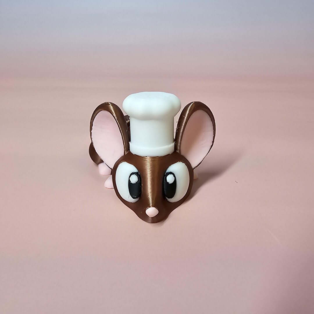 Chef Mouse 3D Printed - Etsy