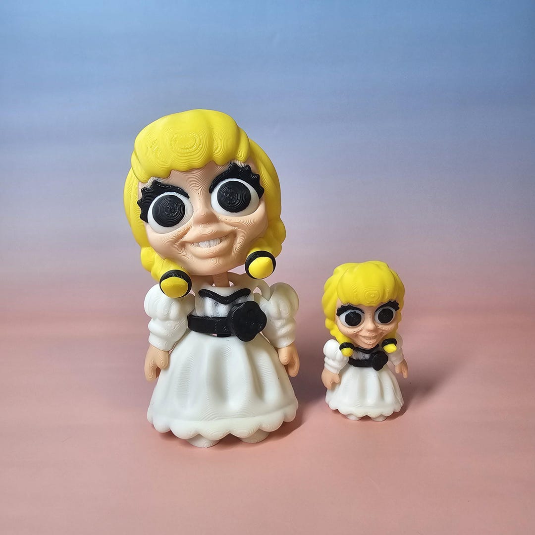 Annabel Horror Figure 3D Printed - Etsy