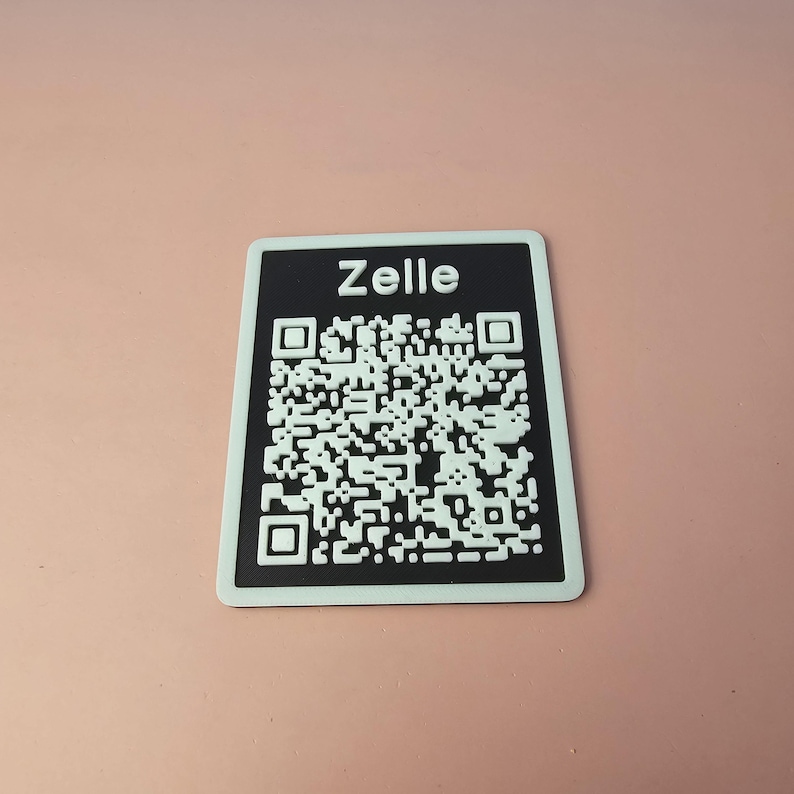 3D Printed QR Code Stand | Venmo, Zelle Payment Display - Etsy