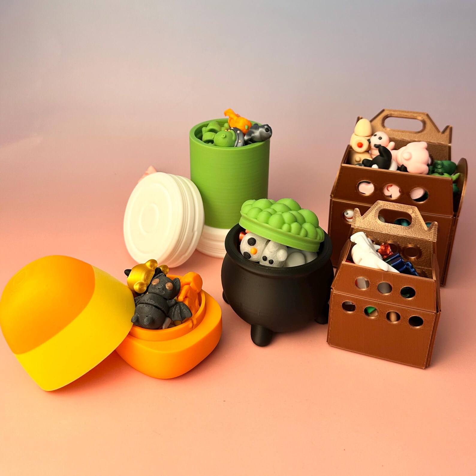 Mini Flexi Animals 3D Printed | Sensory Desk Toy - Etsy
