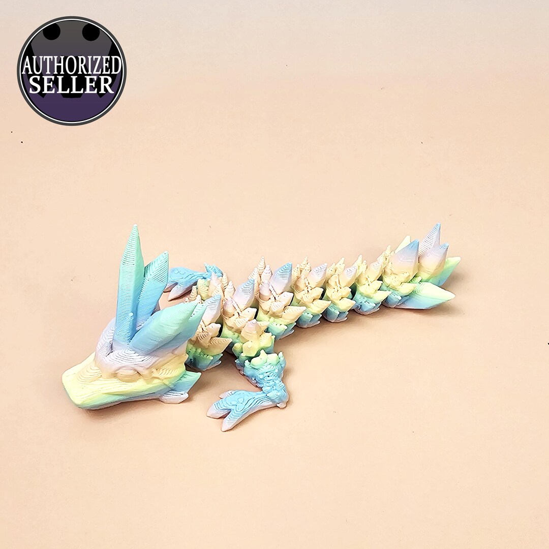 Mini Crystal Dragon 3D Printed | Fidget Toy Articul | Toys-and-games ...