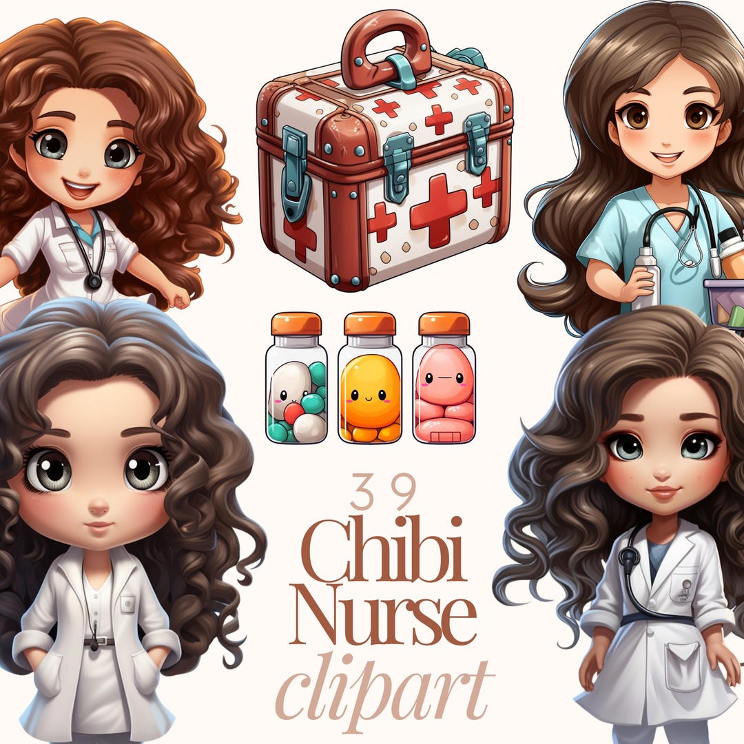 Chibi Clipart,nurse Clipart, Bestie Clipart,best Friend Clipart ...