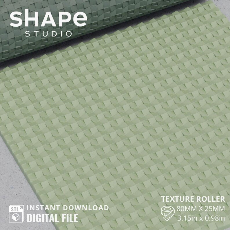 Cubes Texture | Digital File STL |geometric Texture Polymer Clay ...