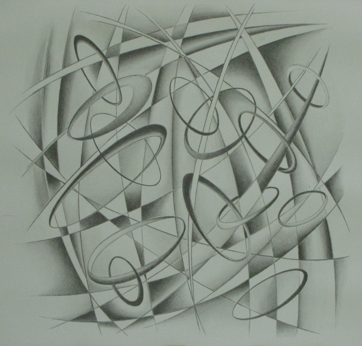 Abstract Graphite Drawings