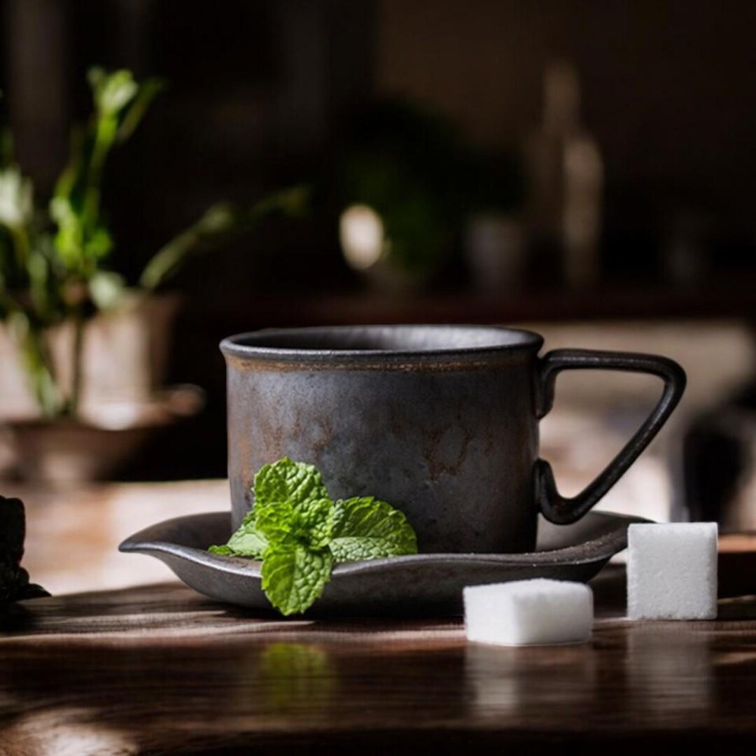 Handcrafted Vintage Japanese Coffee Cup Set | Ceramic Tea & Coffee Mug ...