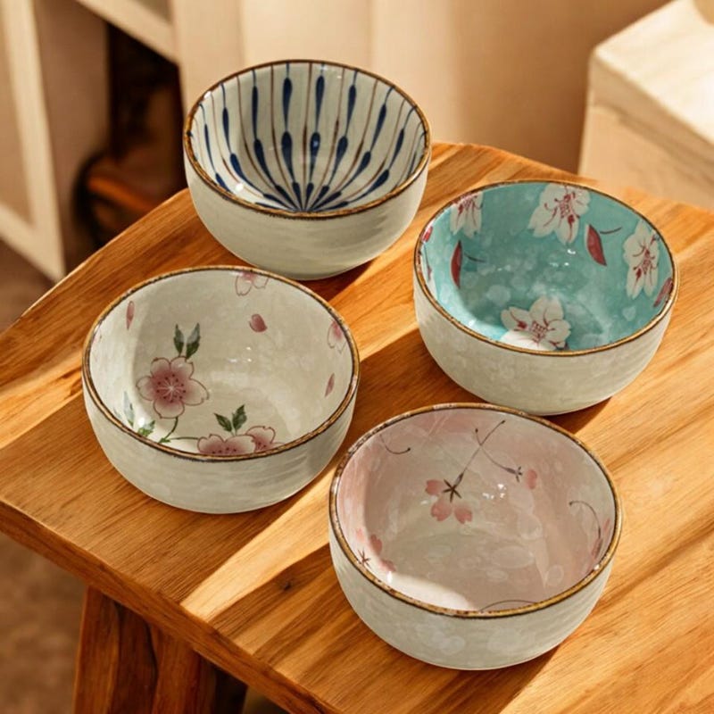 Japanese Rice Bowls - Etsy