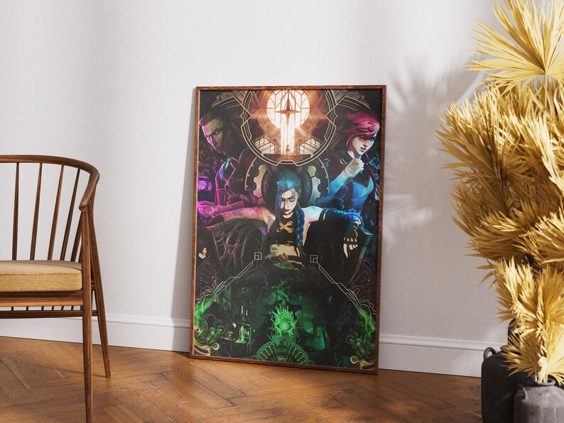 Arcane 2 Jinx Animated Movie Movie Art Poster and Wall Art Picture ...