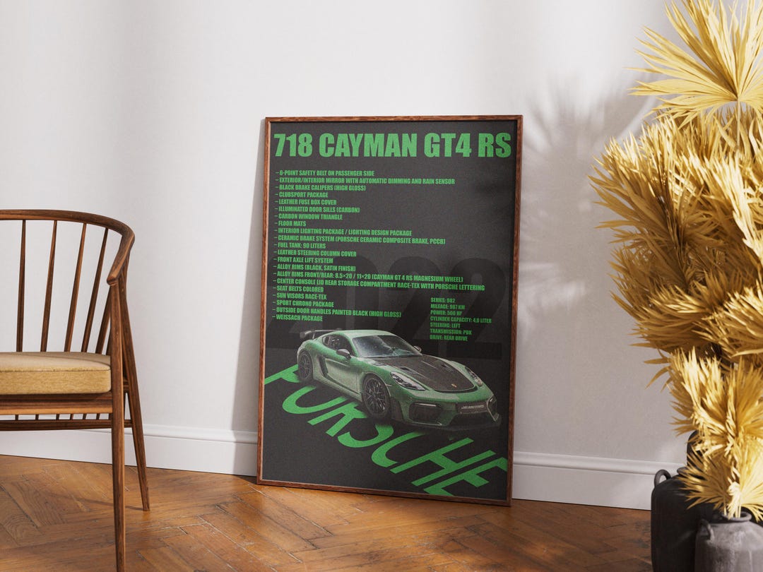 Super Car Posters for Boys Room Racing Car Wall Art for Men Guys Sports ...