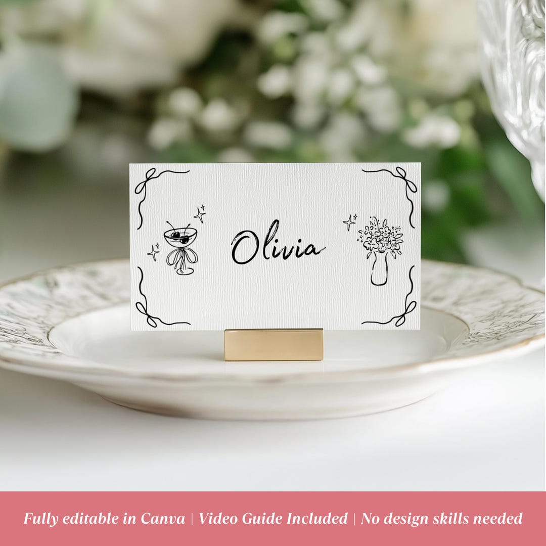 Wedding Place Cards, Wedding Table Name Cards - Etsy