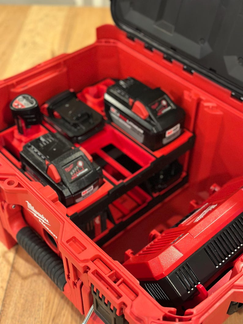 Milwaukee Packout Battery Box Insert Kit - Etsy