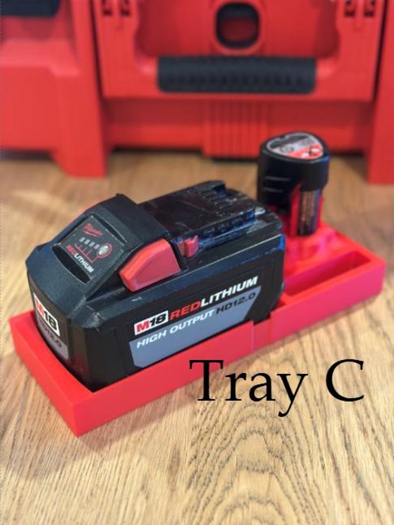 Milwaukee Packout Battery Box Insert Kit - Etsy