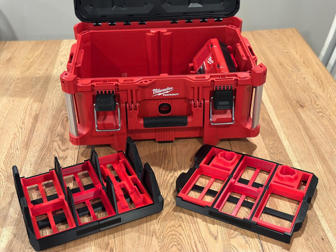 Milwaukee Packout Battery Box Insert Kit - Etsy