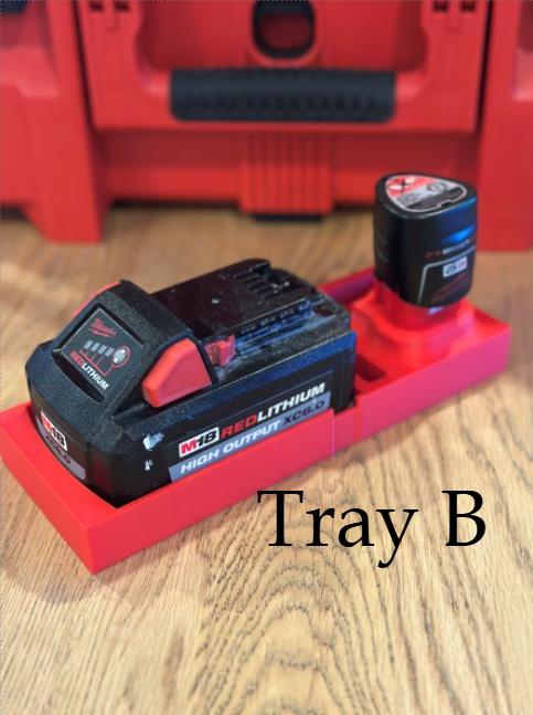 Milwaukee Packout Battery Box Insert Kit - Etsy