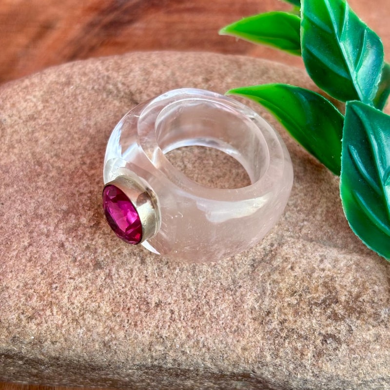 Clear Resin Ring - Etsy