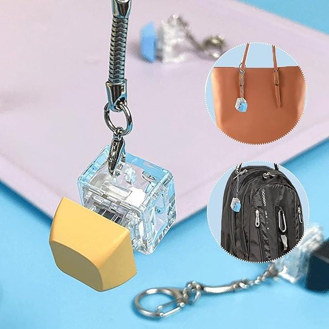 Keyboard Switch Fidget Keychain, Stress Relief Keycap Toy - Etsy