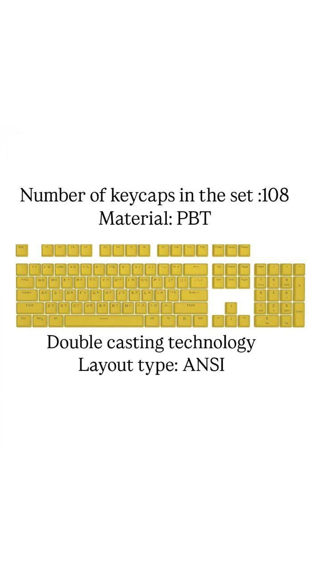 Ukrainian PBT Keycaps Set / Keycaps Set Blue, Yellow, Gray / Custom Keyboard / PBT Keycaps ...