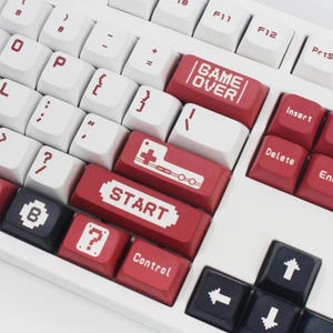 Famicom Keycap Set - 131 PBT Game Key Caps, XDA Profile - Etsy