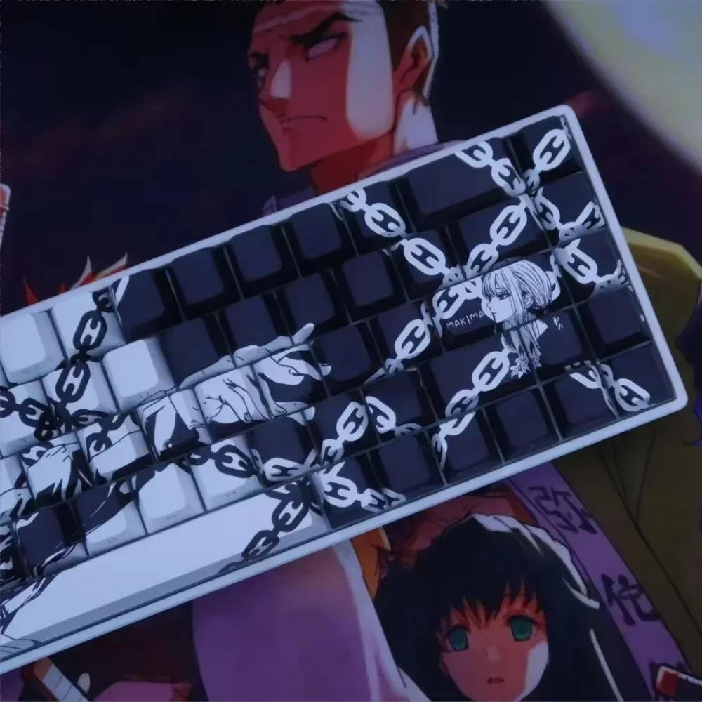 Makima PBT Keycaps for Keyboard / Emoji Keycaps / MOG Profile Keycaps ...