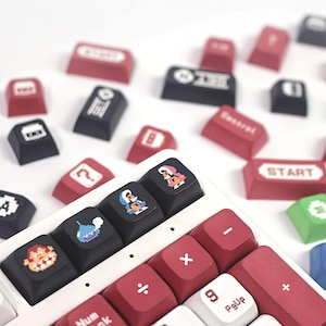 Famicom Keycap Set - 131 PBT Game Key Caps, XDA Profile - Etsy