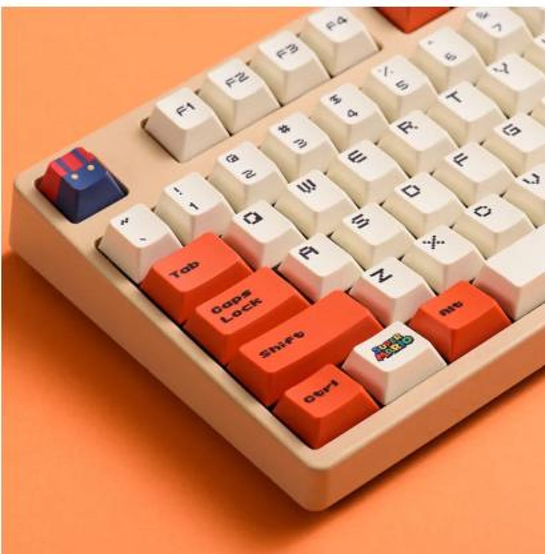 Super Mario Keycap Set / Nintendo Themed Mechanical Keyboard Keycaps ...