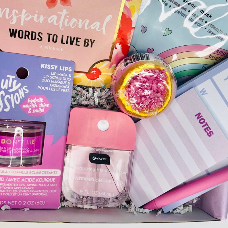 Tween Self Care Gift Box Mini | Spa + Stationery Kit | Thinking of You ...