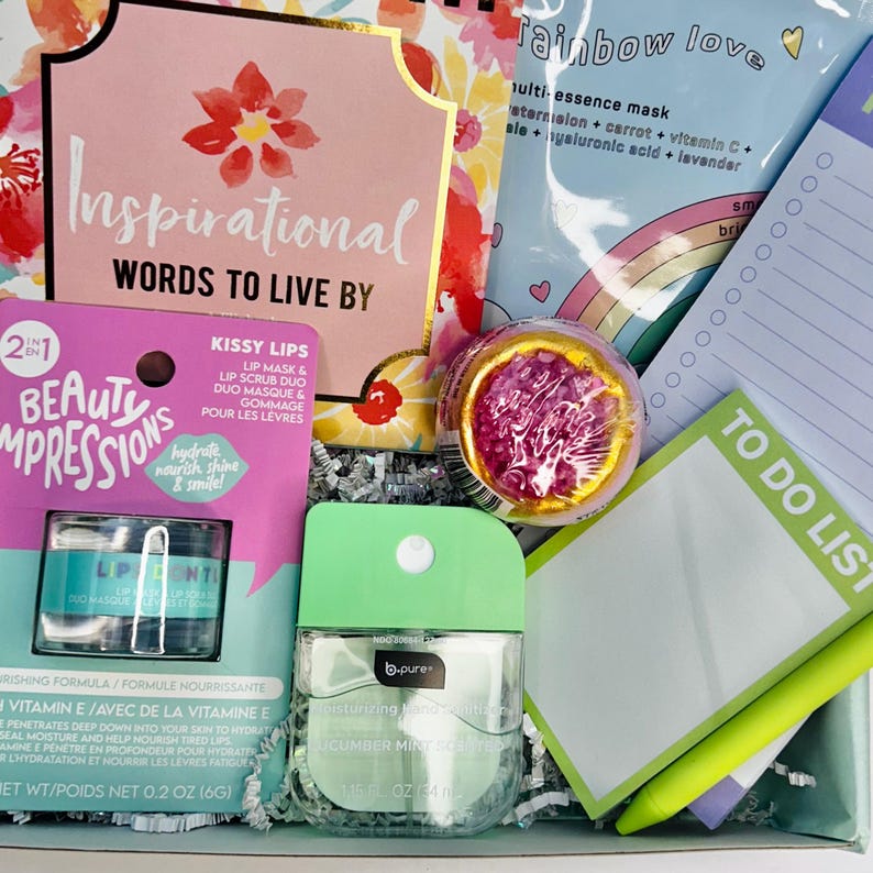 Tween Self Care Gift Box Mini | Spa + Stationery Kit | Thinking of You ...