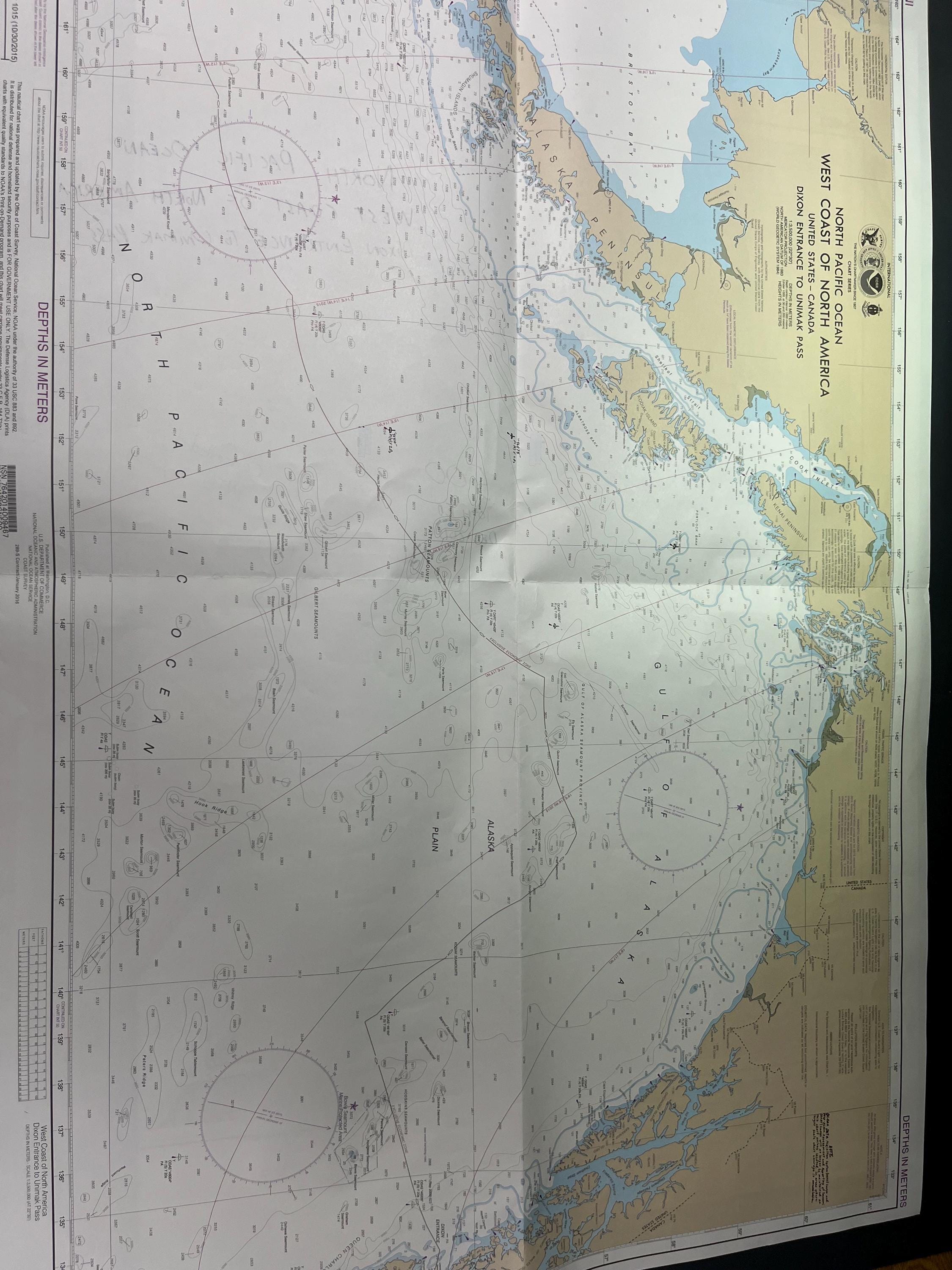 Vintage Naval Nautical Charts - Etsy
