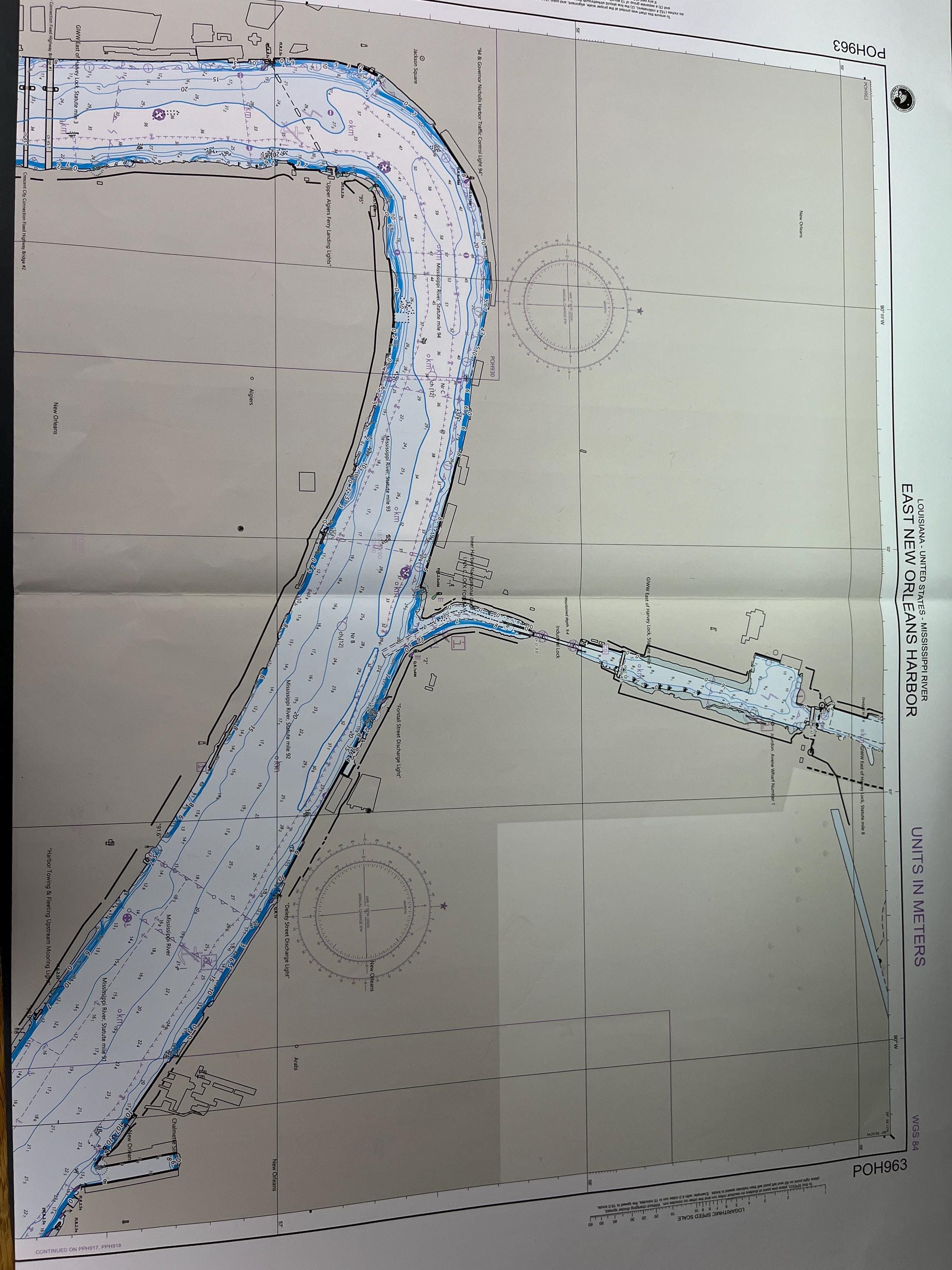 Vintage Naval Nautical Charts - Etsy