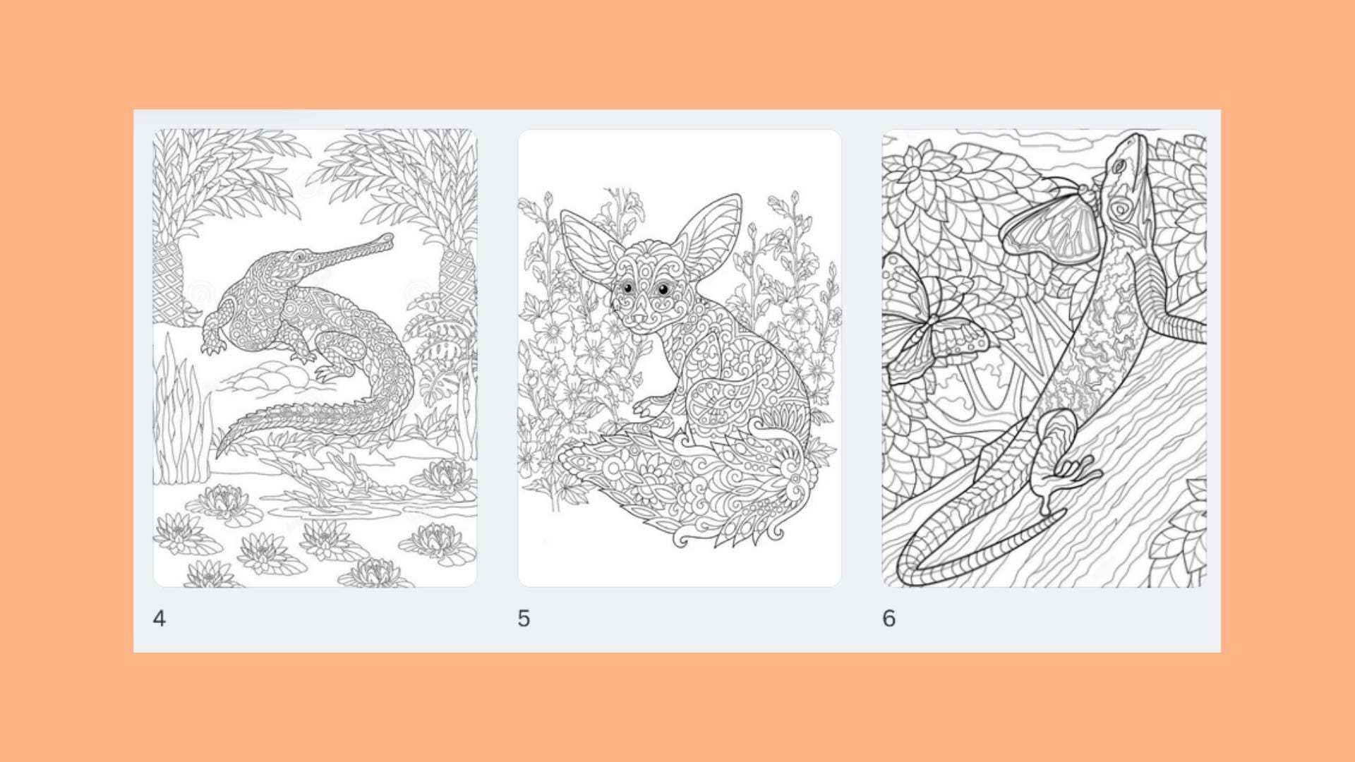 Wild Wonders: Animal Kingdom Coloring Book for Relaxation & Creativity ...