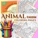 Wild Wonders: Animal Kingdom Coloring Book for Relaxation and ...