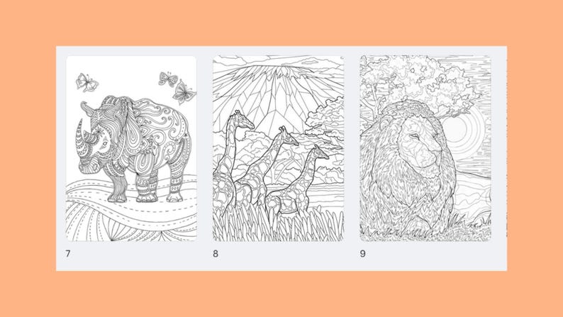 Wild Wonders: Animal Kingdom Coloring Book for Relaxation & Creativity ...