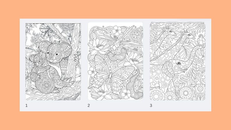 Wild Wonders: Animal Kingdom Coloring Book for Relaxation & Creativity ...