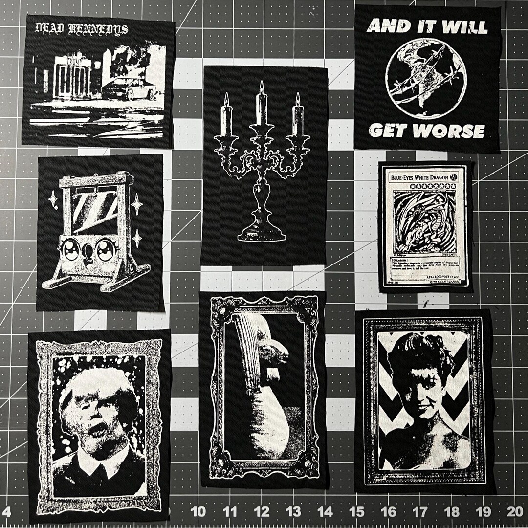 PUNK EMO HORROR Patch Collection 3 - Etsy